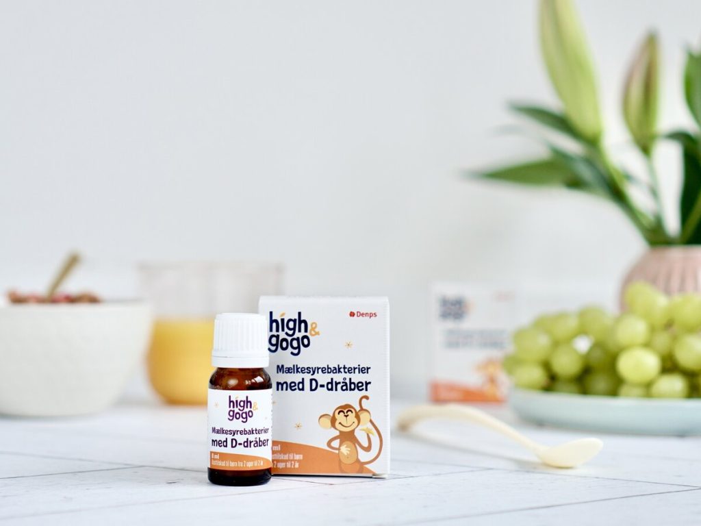 D-dråber med mælkesyrebakterier • High&GoGo → Køb dem her